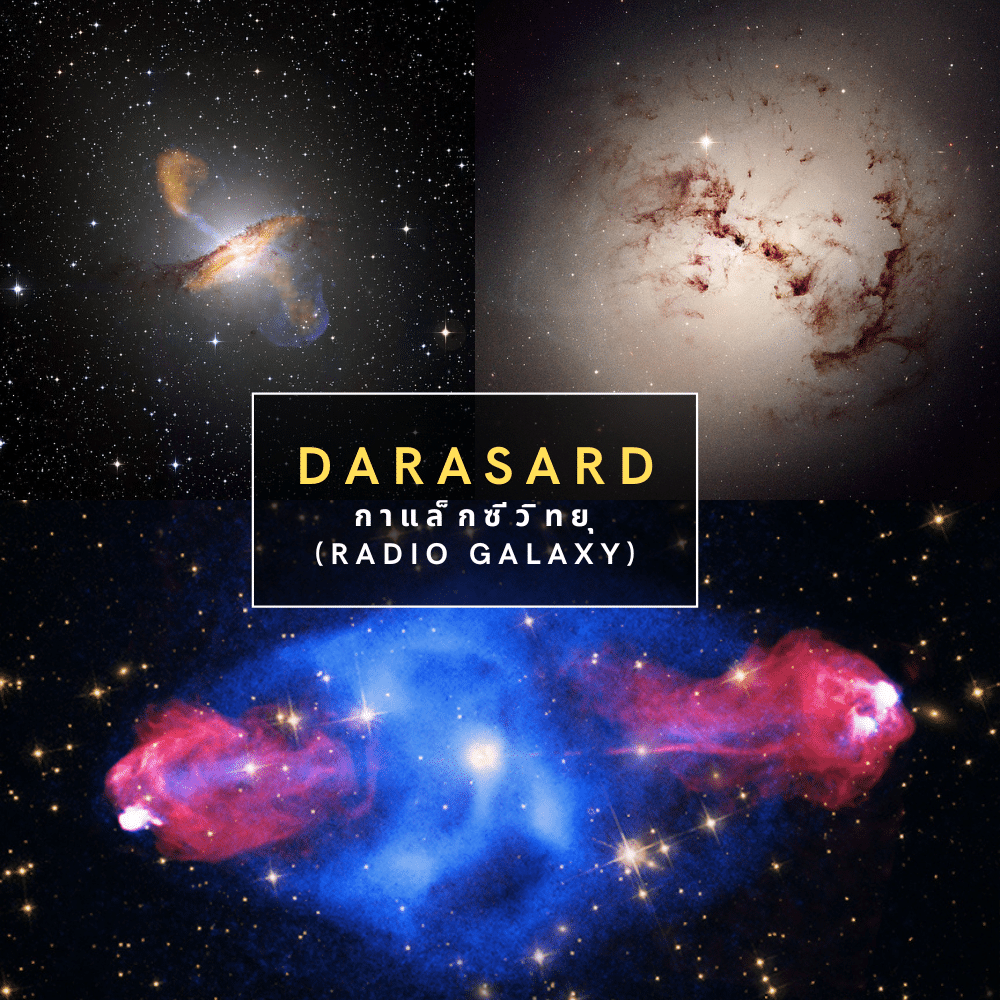 กาแล็กซีวิทยุ (Radio Galaxy) - darasard.com